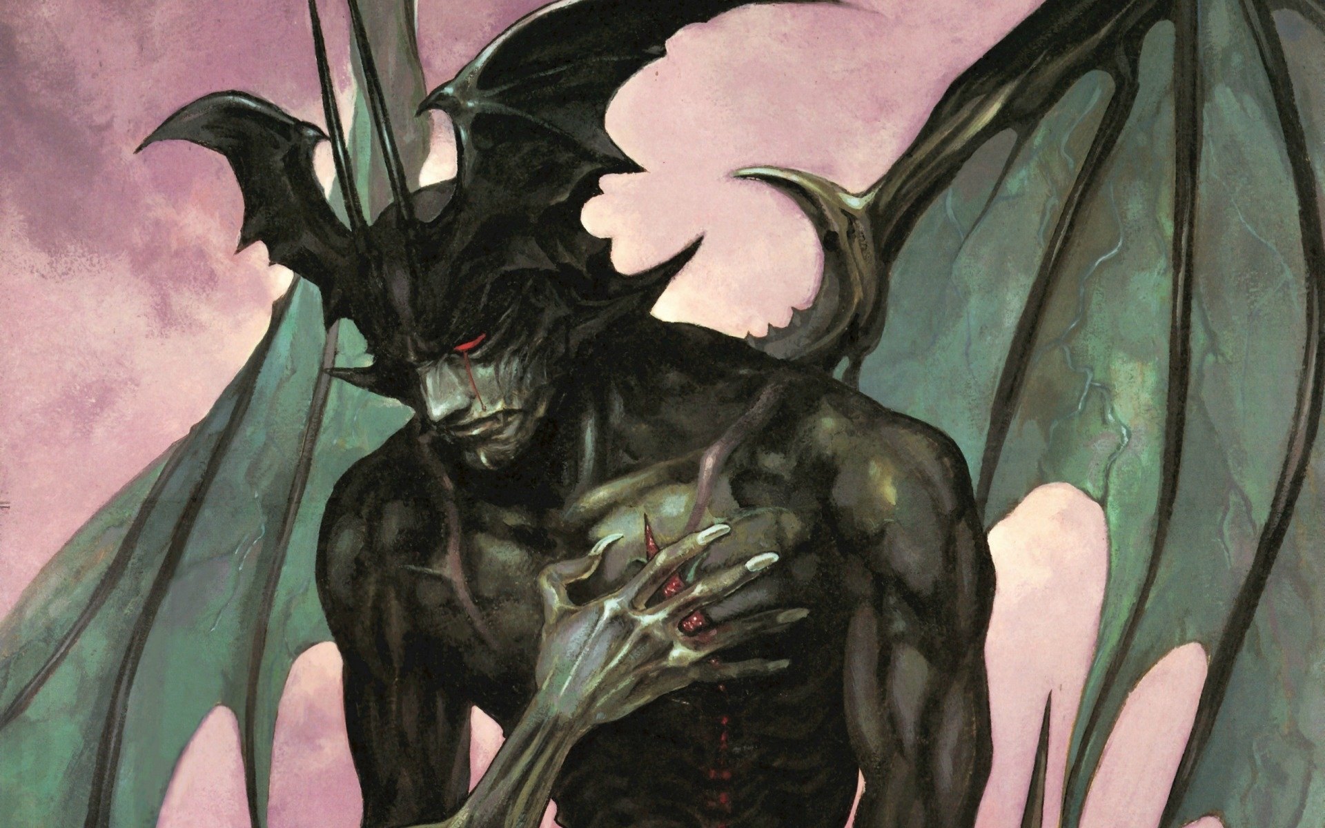 Download Fantasy Demon HD Wallpaper by Go Nagai | 1920x1200 | Wallpaper ...
