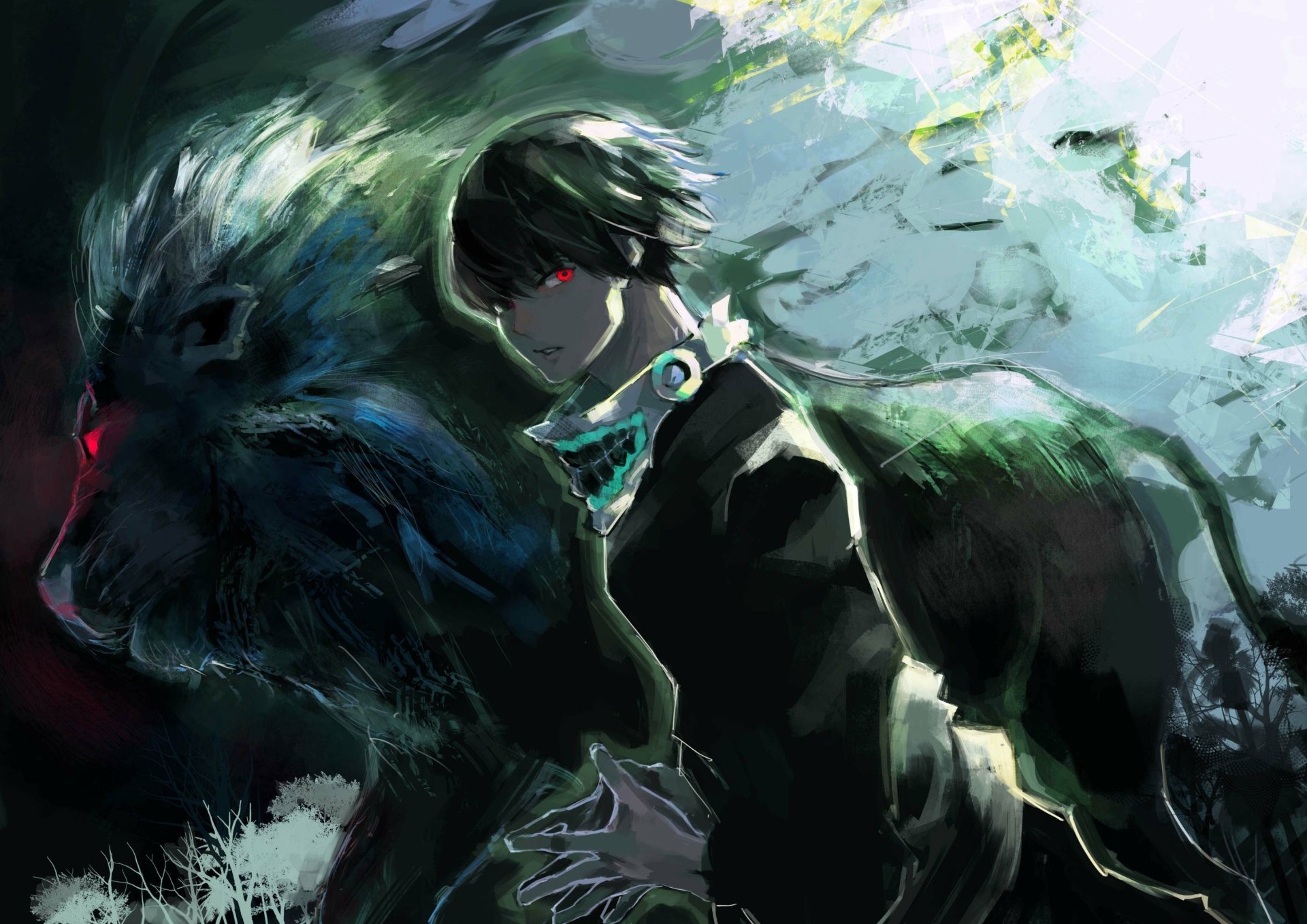 Ken Kaneki — Tokyo Ghoul 2K Quad HD Wallpaper: One-Eyed Shadow ...