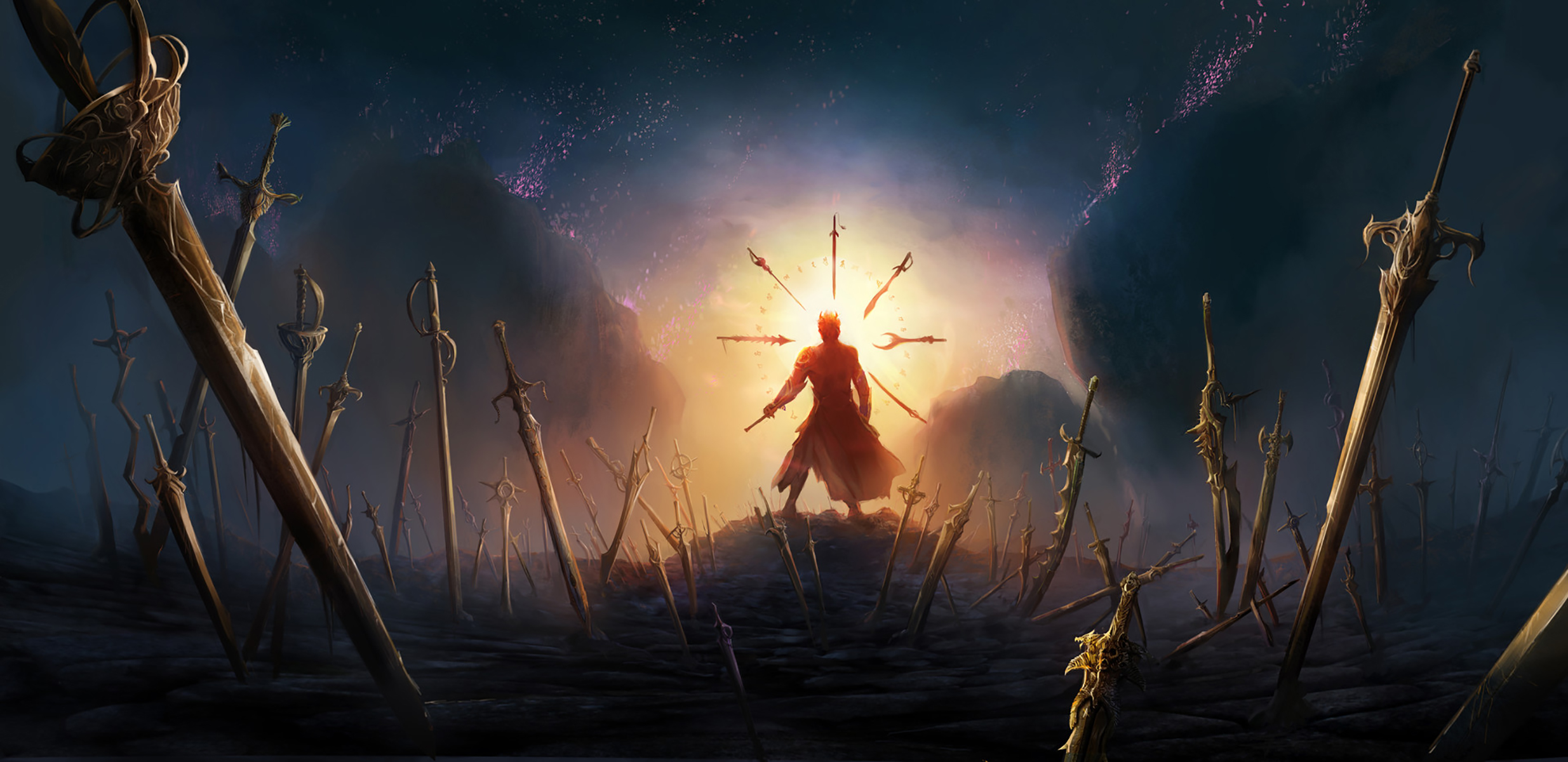 Wallpaper Sword Light The