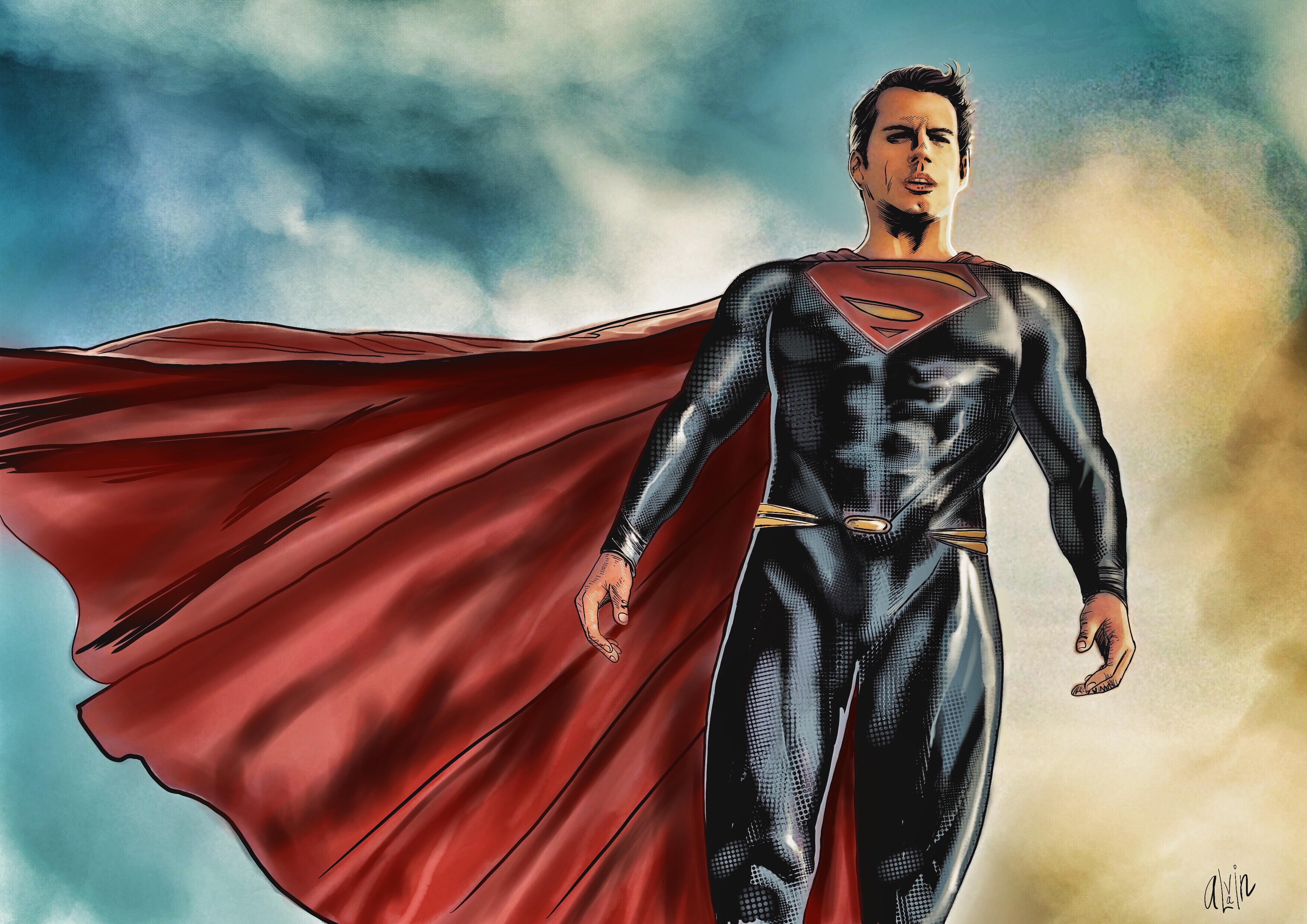 Download DC Comics Comic Superman HD Wallpaper by Alvin Lai