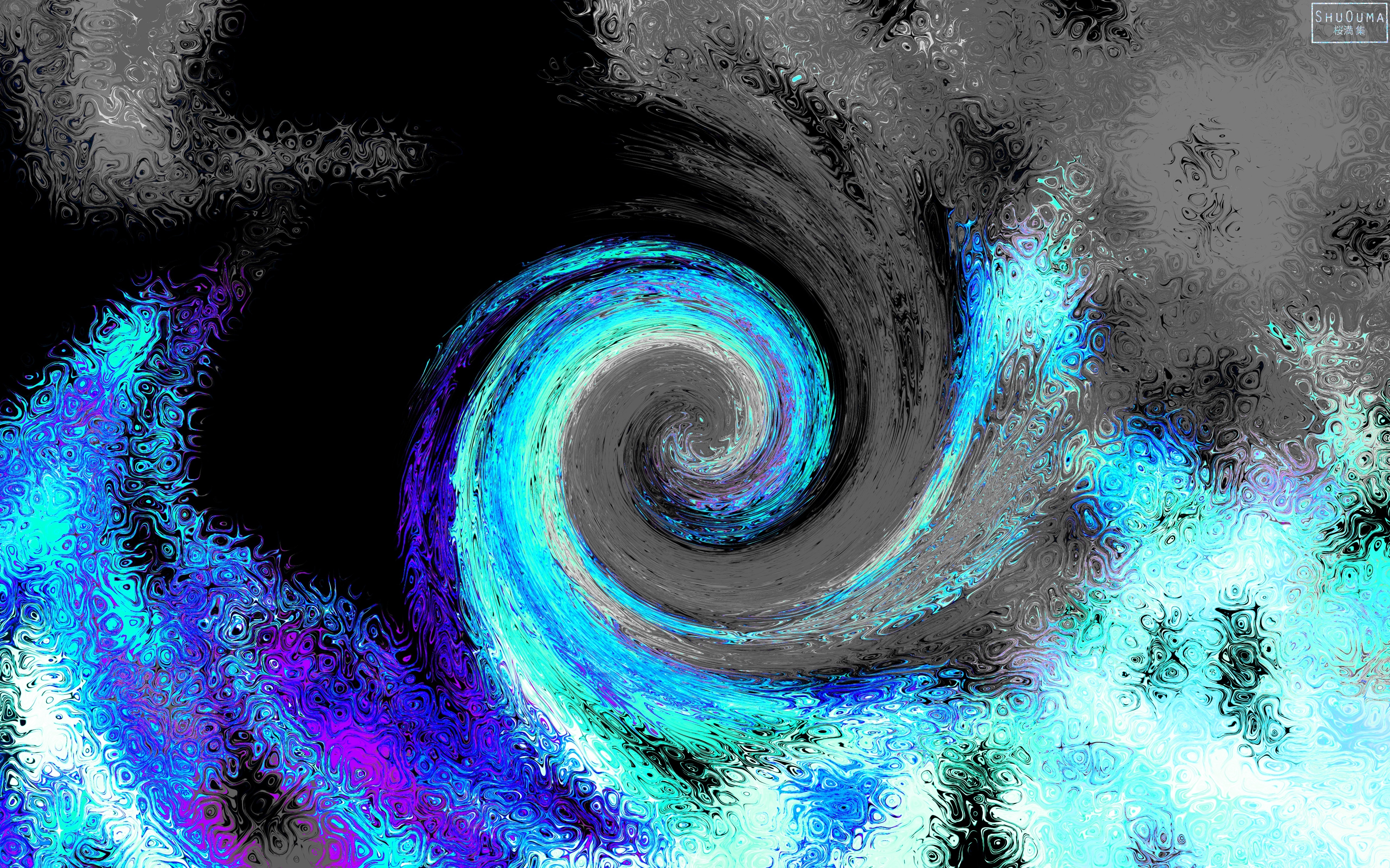 Download Abstract Swirl 4k Ultra HD Wallpaper by ShuOuma