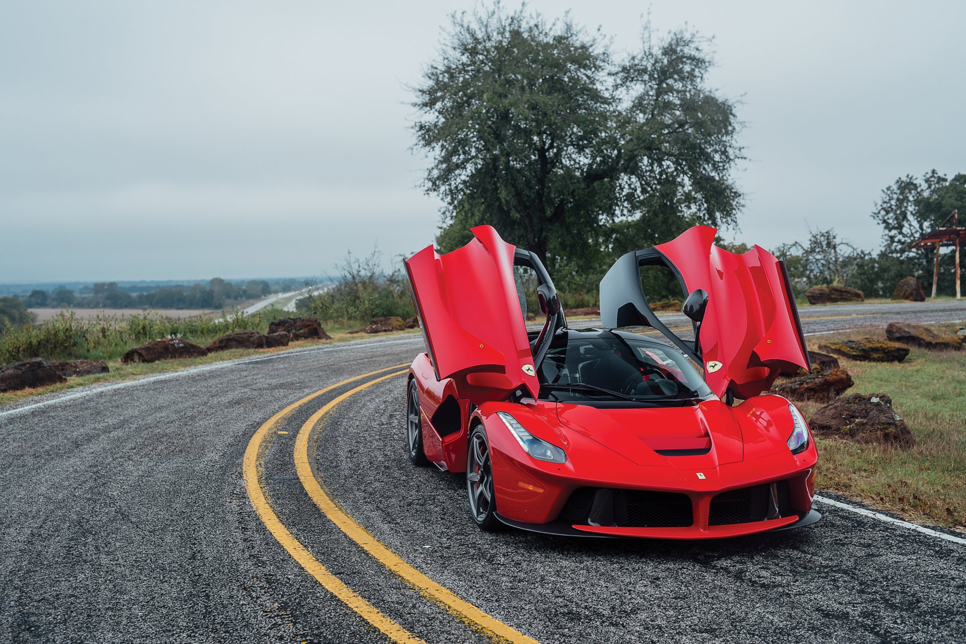 Download Supercar Car Ferrari Vehicle Ferrari LaFerrari HD Wallpaper