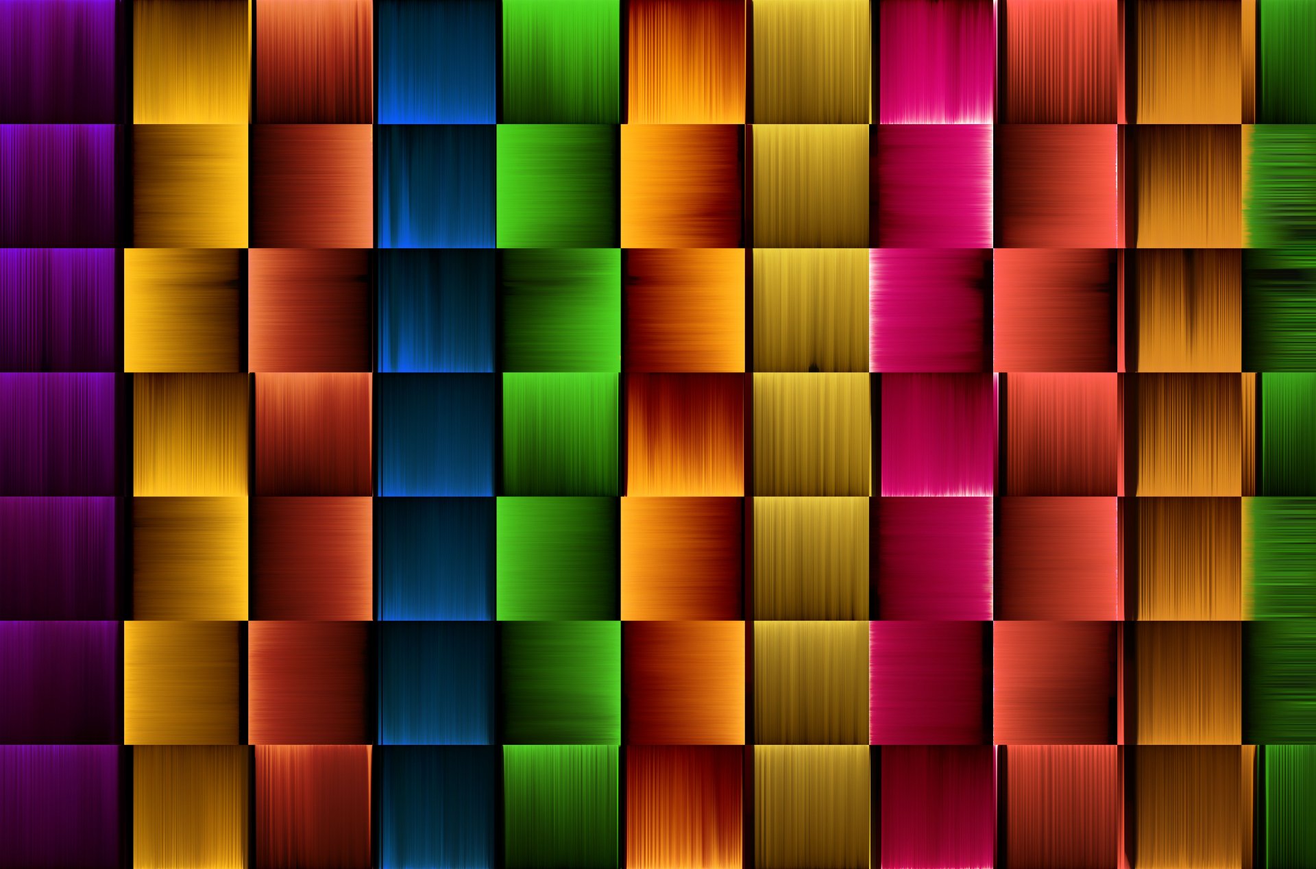 Vivid Abstract Squares - 4K Ultra HD Colorscape by Susanlu4esm