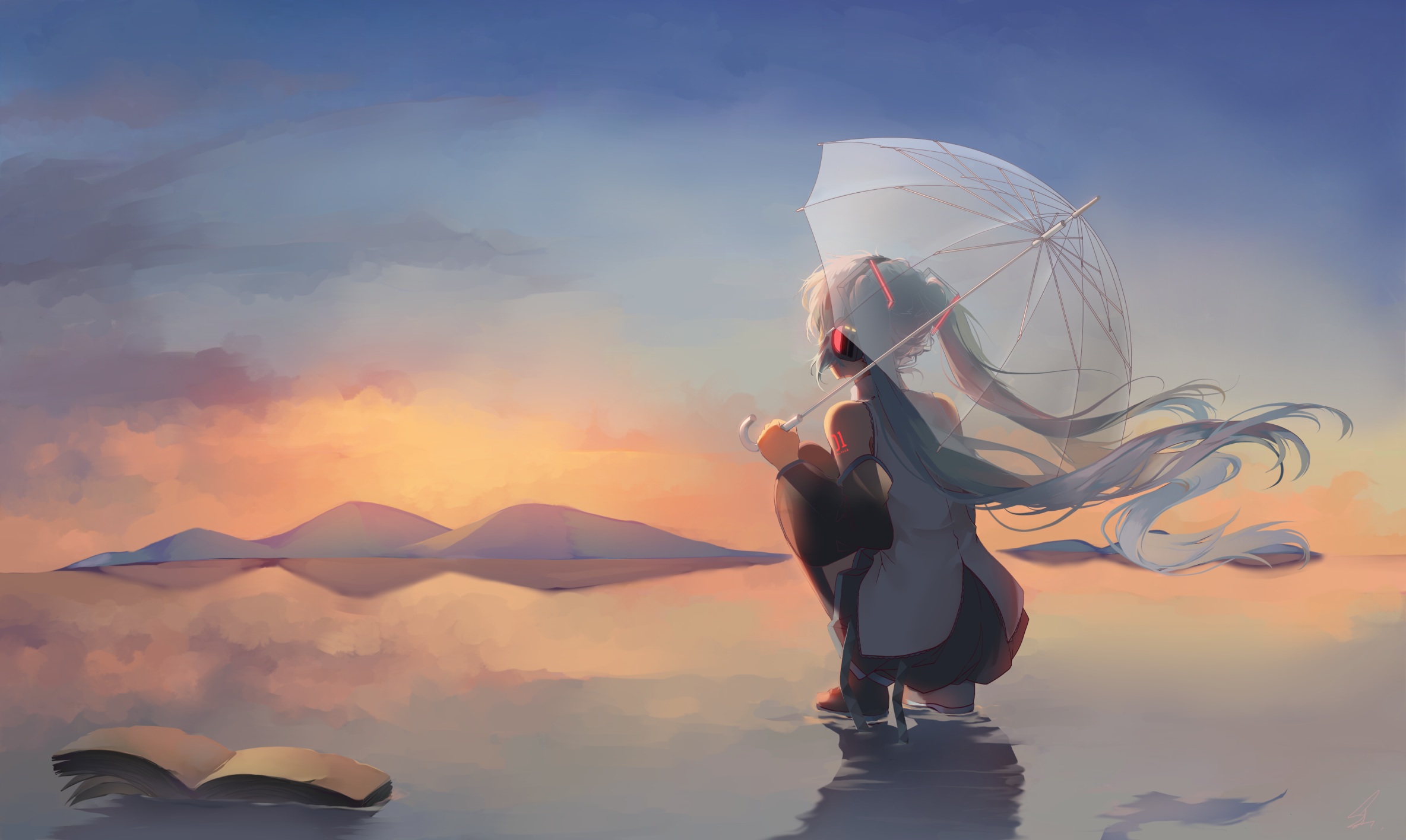 Download Hatsune Miku Anime Vocaloid HD Wallpaper by Saihate