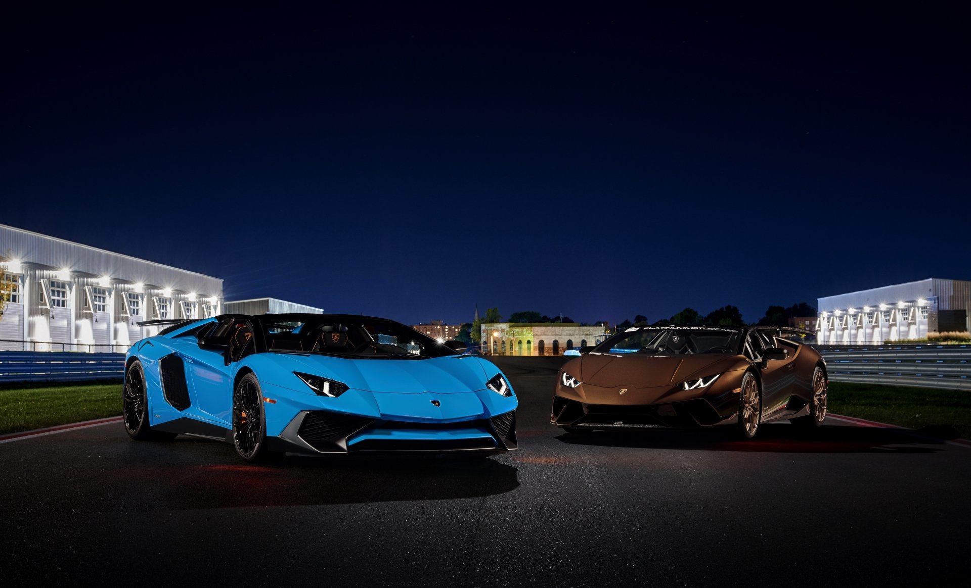 Aventador And Lamborghini Huracan 2016 Wallpaper