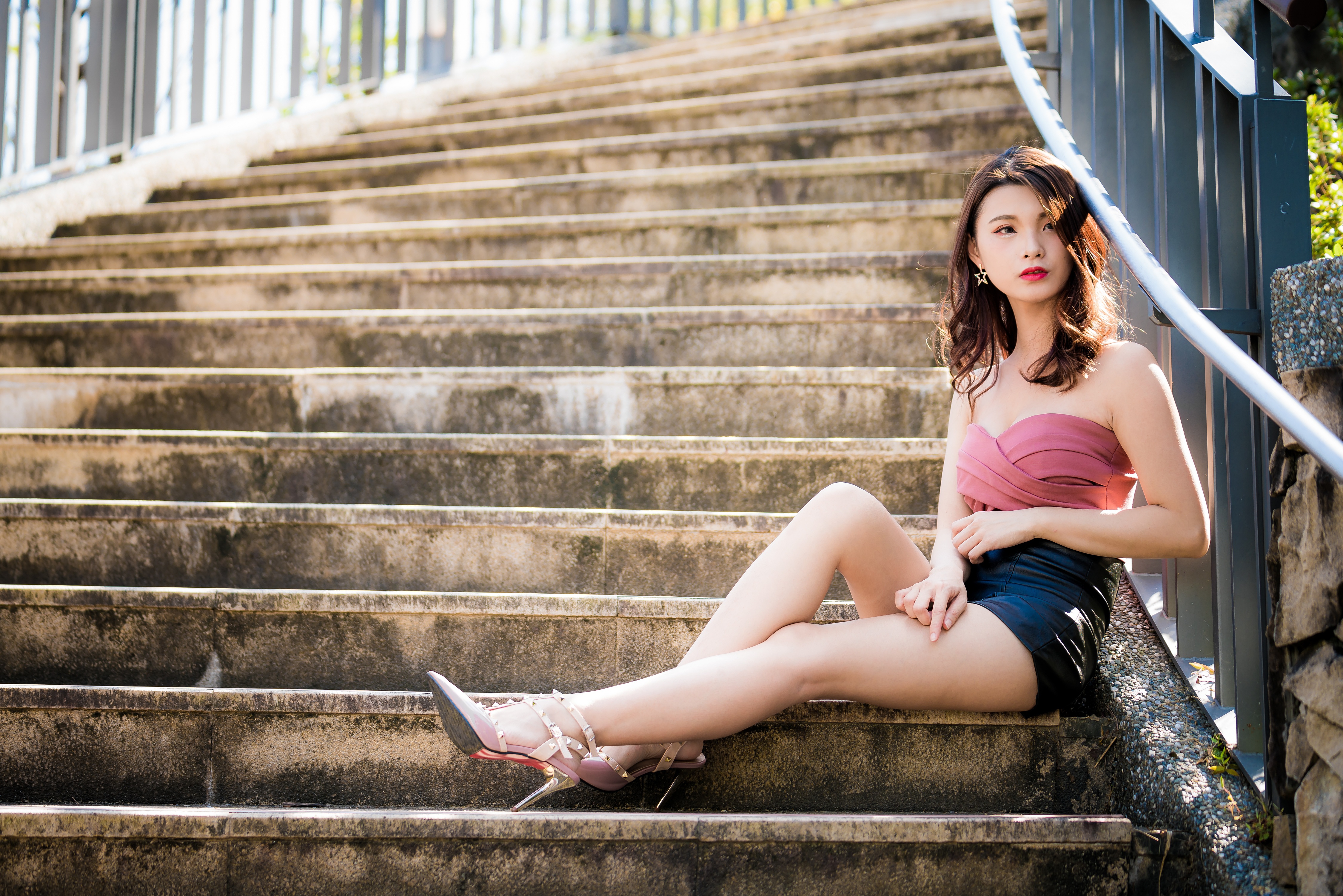 Sultry Staircase 4k Ultra Hd By Luke Luo