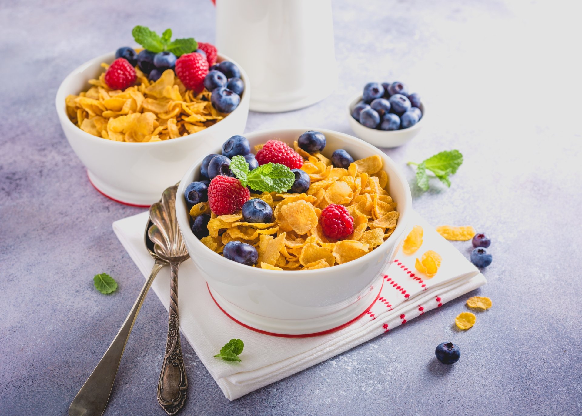 Morning Breakfast Fruit Wallpaper