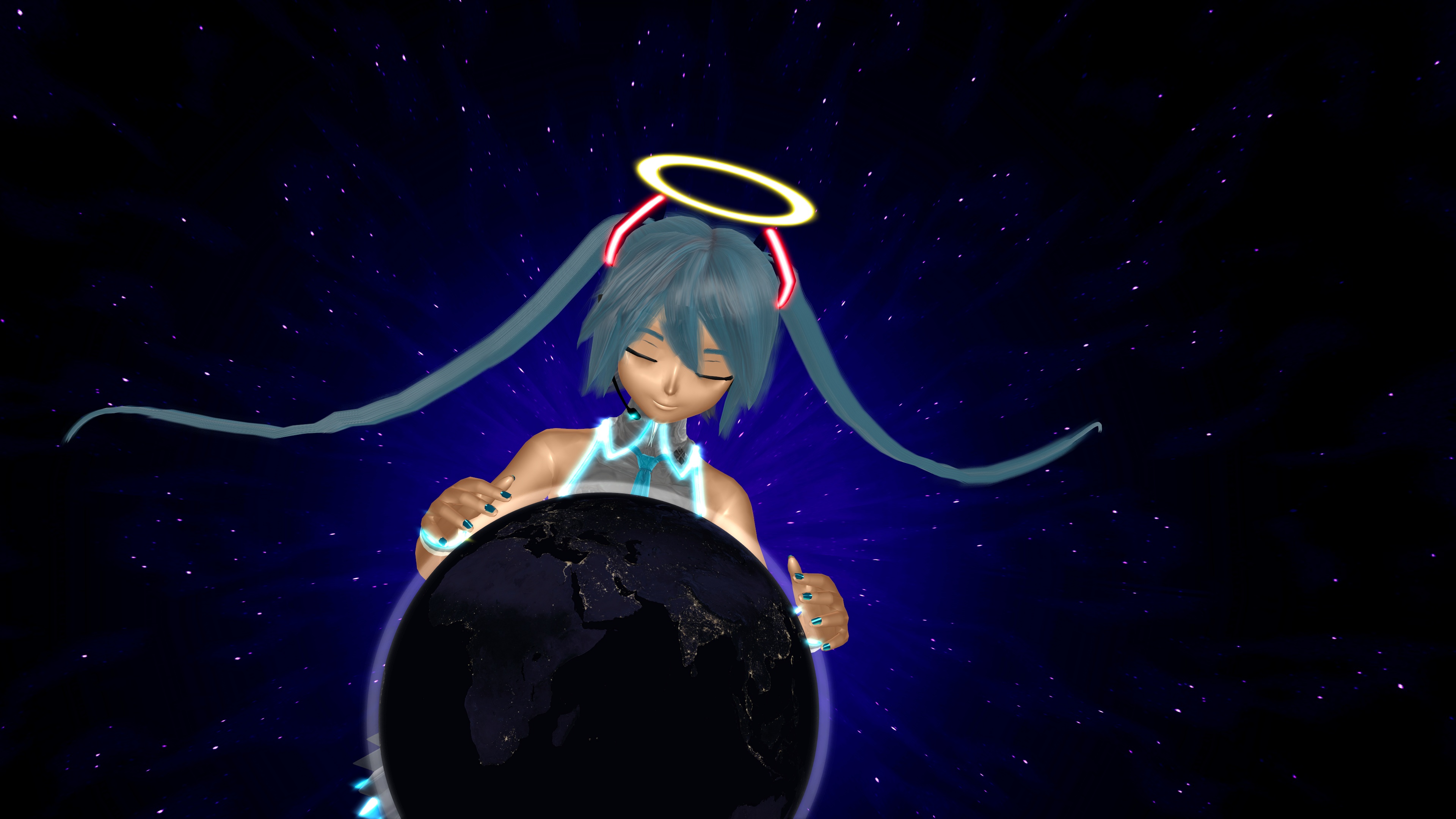 Hatsune Miku - Model set 3 - 5 - Electric Angel by RL-16 Project